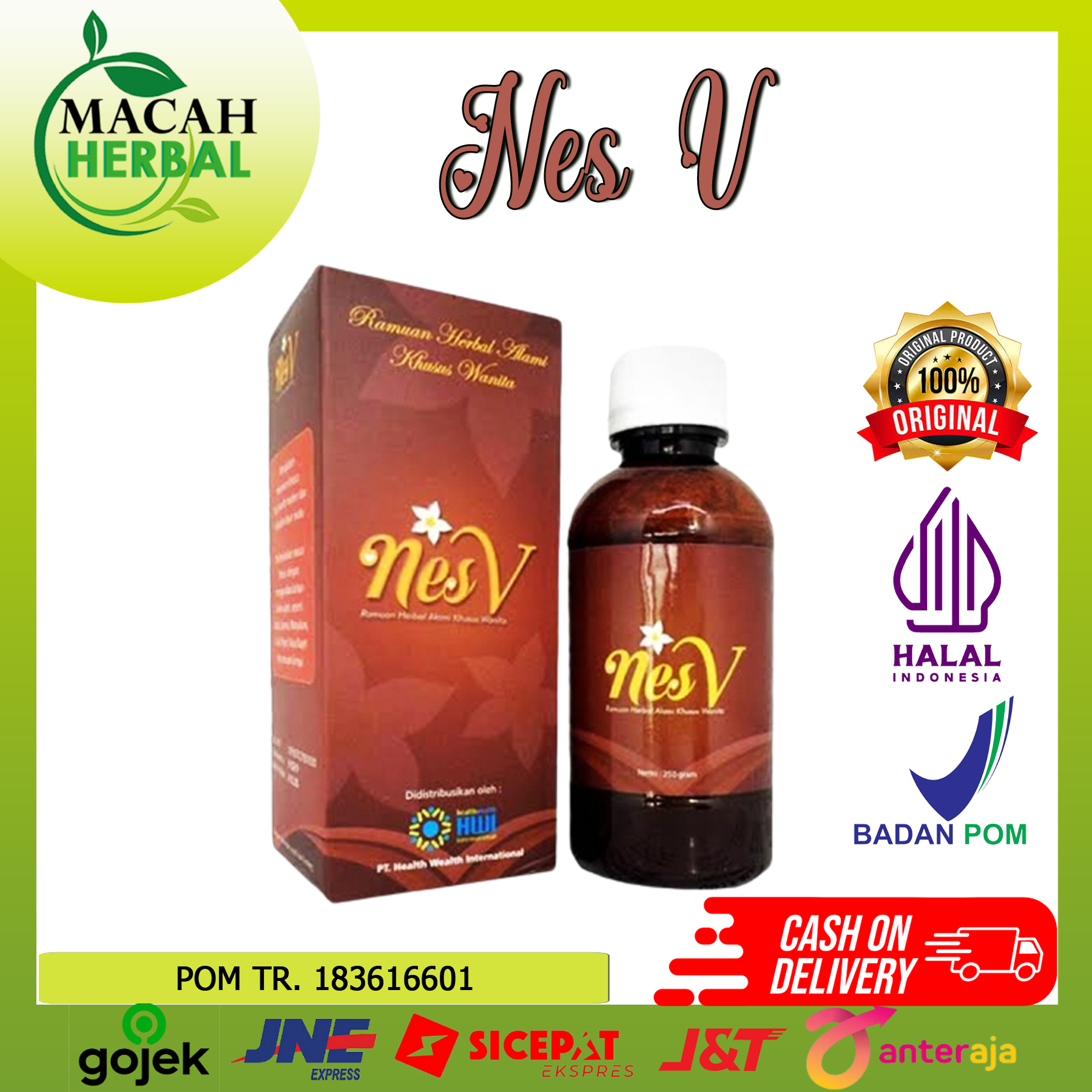 PERAWATAN MISS V RAPET KEWANITAAN NES V HWI ORIGINAL 100% NESS V OBAT PERAPET PERAPAT MISS V ...