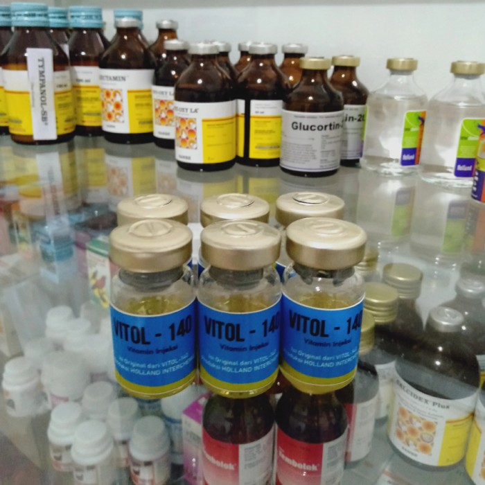 Vitol-140 5 ml obat pemacu birahi hewan jantan & betina sapi kambing ...