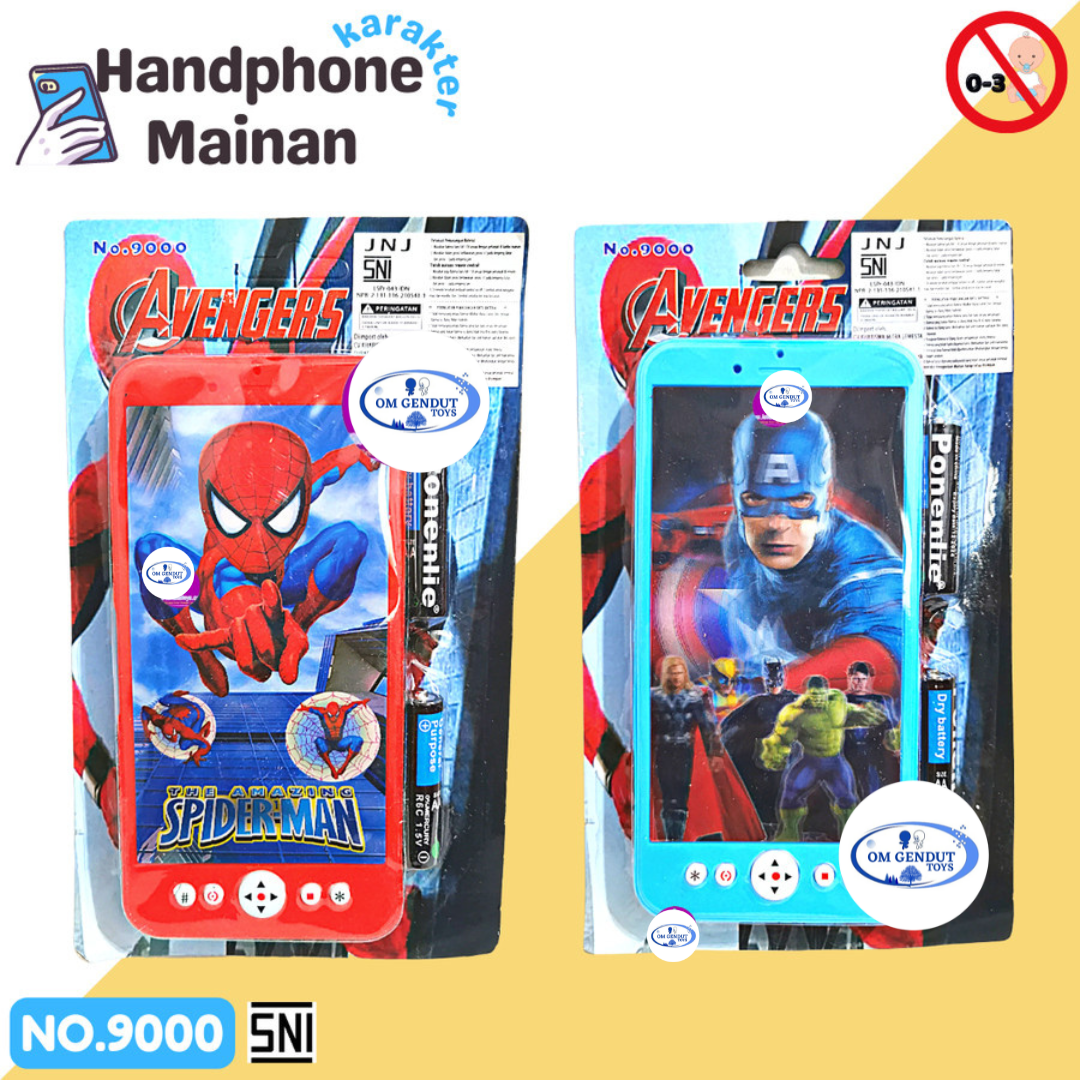 OG Mainan Anak Handphone Dengan Karakter No.9000 | Lazada Indonesia