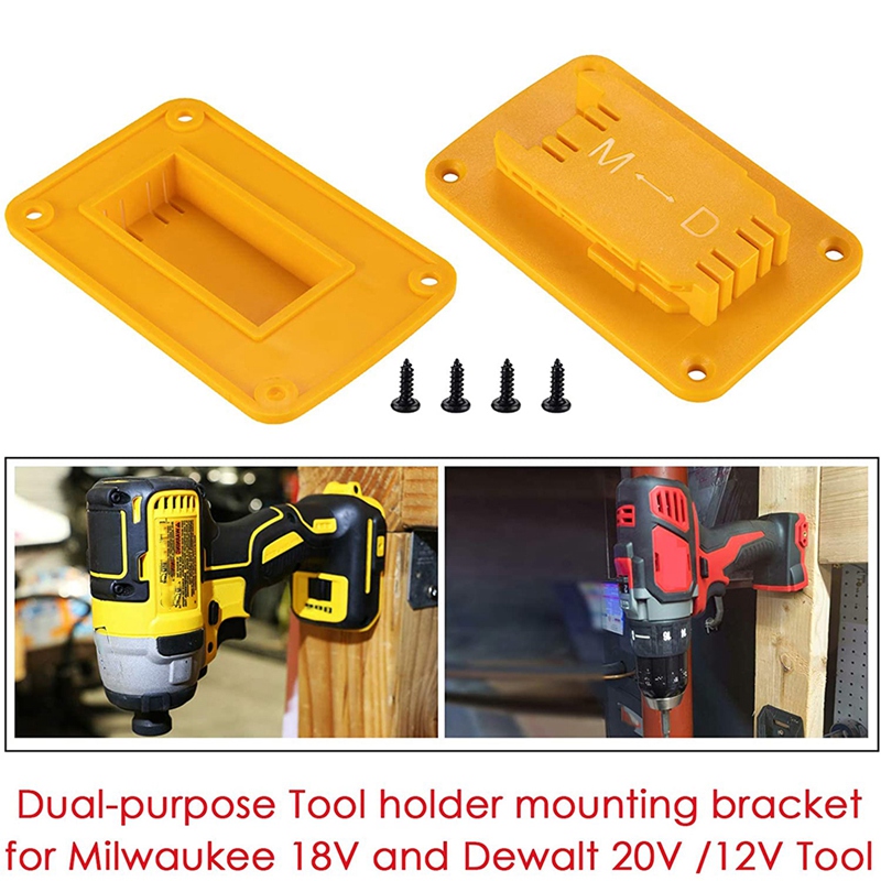 3 Packs Tool Mount for Dewalt 20V 12V Drill Fit for M18 Tool Holder ...