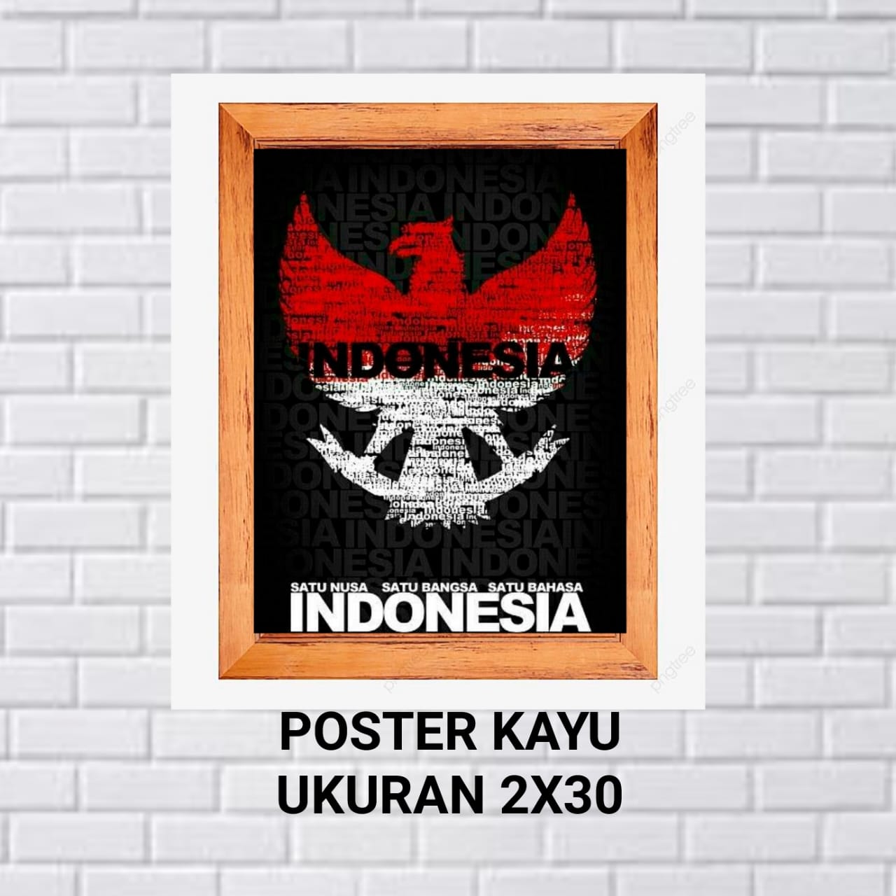 POSTER KAYU GARUDA INDONESIA/FOTO POSTER GARUDA/HIASAN DINDING/DEKORASI ...
