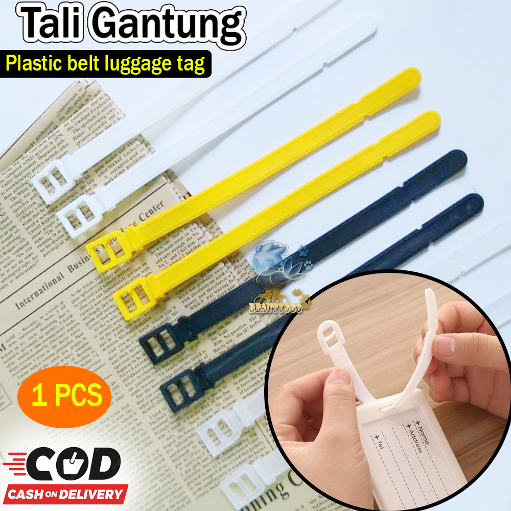 MR 1 Pcs Tali Name Tag Koper Tali Koper / Luggage Name Tag Koper ...