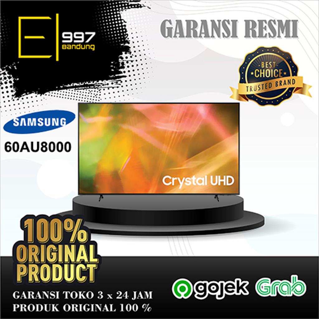 LED TV SAMSUNG 60AU8000 , SMART TV 60 INCH CRYSTAL UHD 4K | Lazada ...