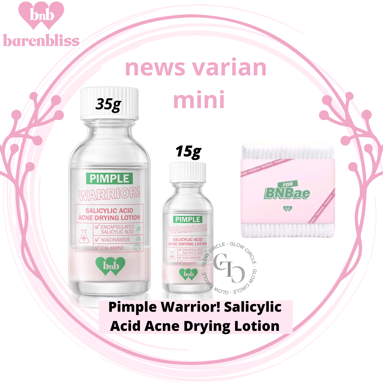 BNB barenbliss Pimple Warrior! Salicylic Acid Acne Drying Lotion - Acne ...