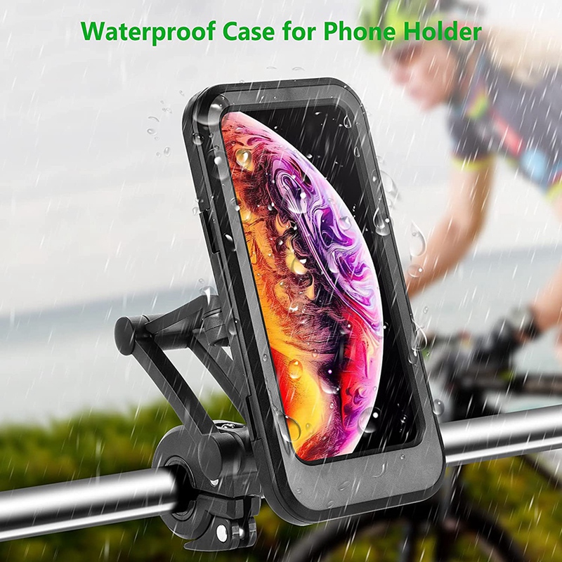 Waterproof Bike Phone Mount, Universal Extendable Foldable Rotation ...