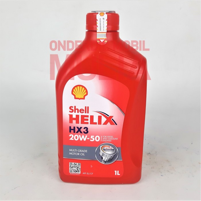 Oli Shell Helix HX3 Sae 20w-50 1 liter -62413 | Lazada Indonesia