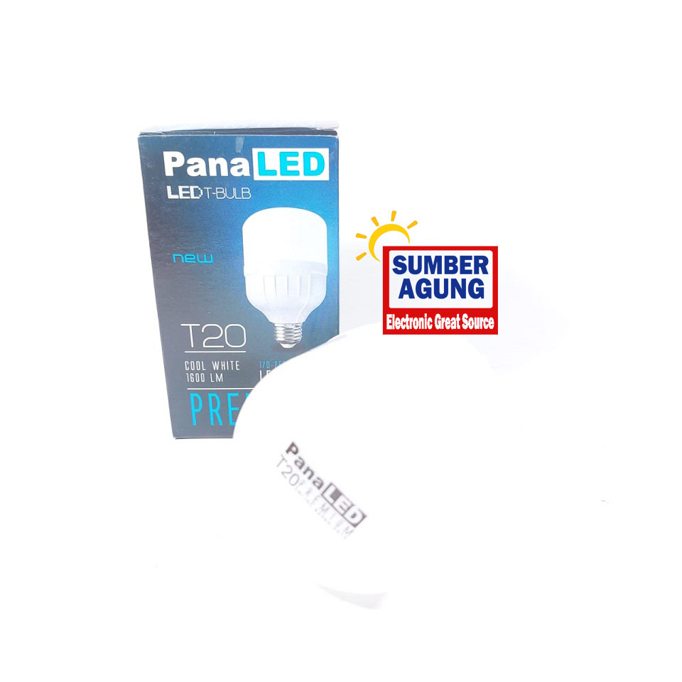 Panaled Lampu Premium LED T Bulb 20W 20Watt Model Kapsul Cool White | Lazada Indonesia