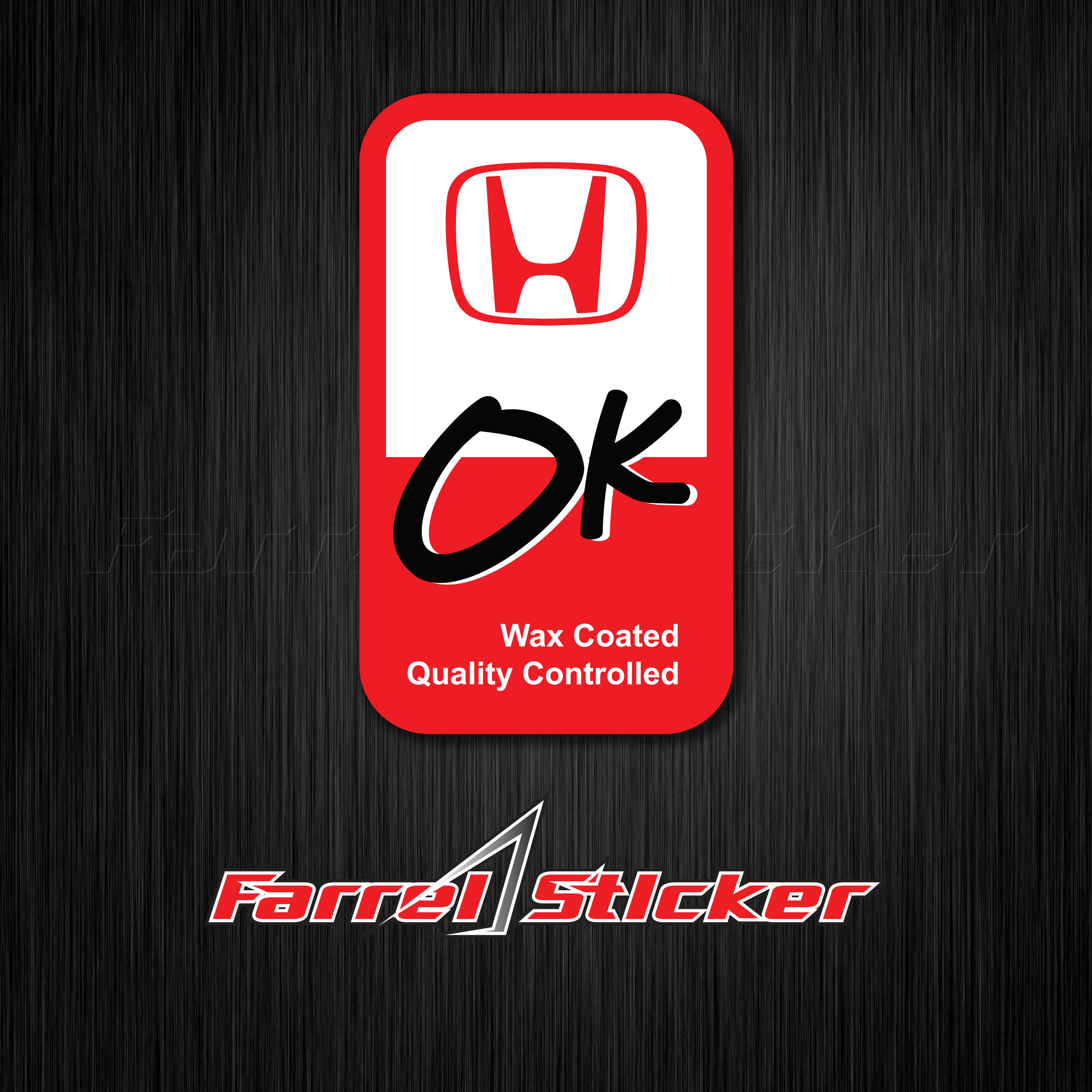STIKER HONDA OK STICKER HONDA QUALITY PASSED | Lazada Indonesia