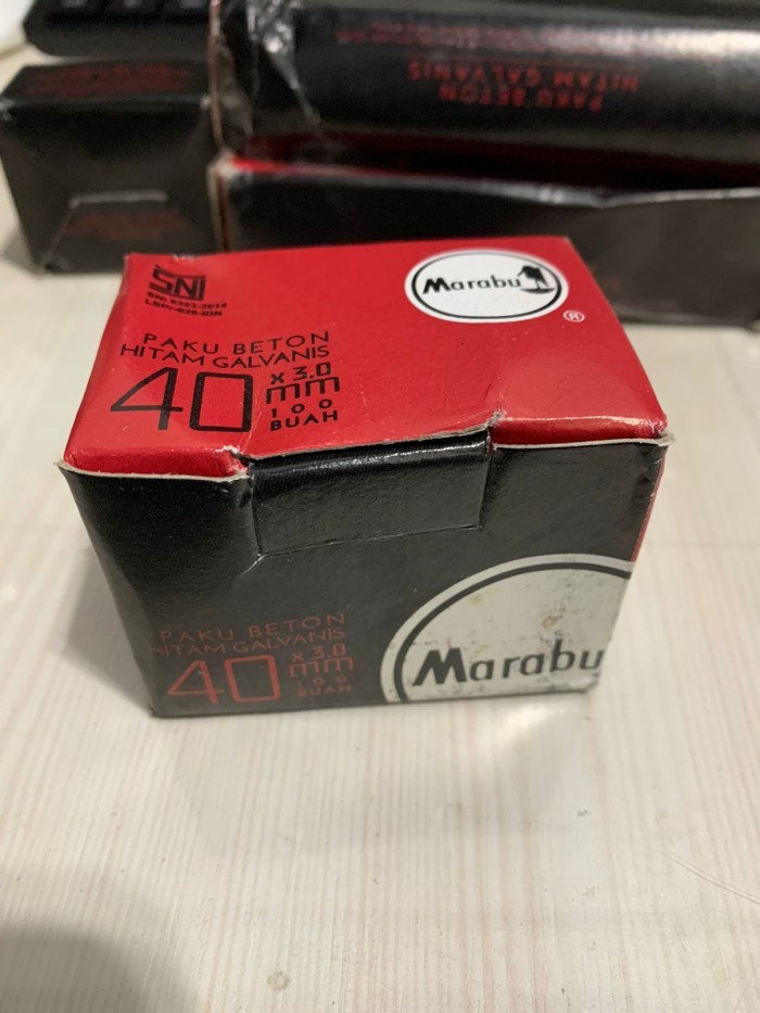 PAKU BETON 40 MM MARABU 1 BOX ISI 100 PCS | Lazada Indonesia