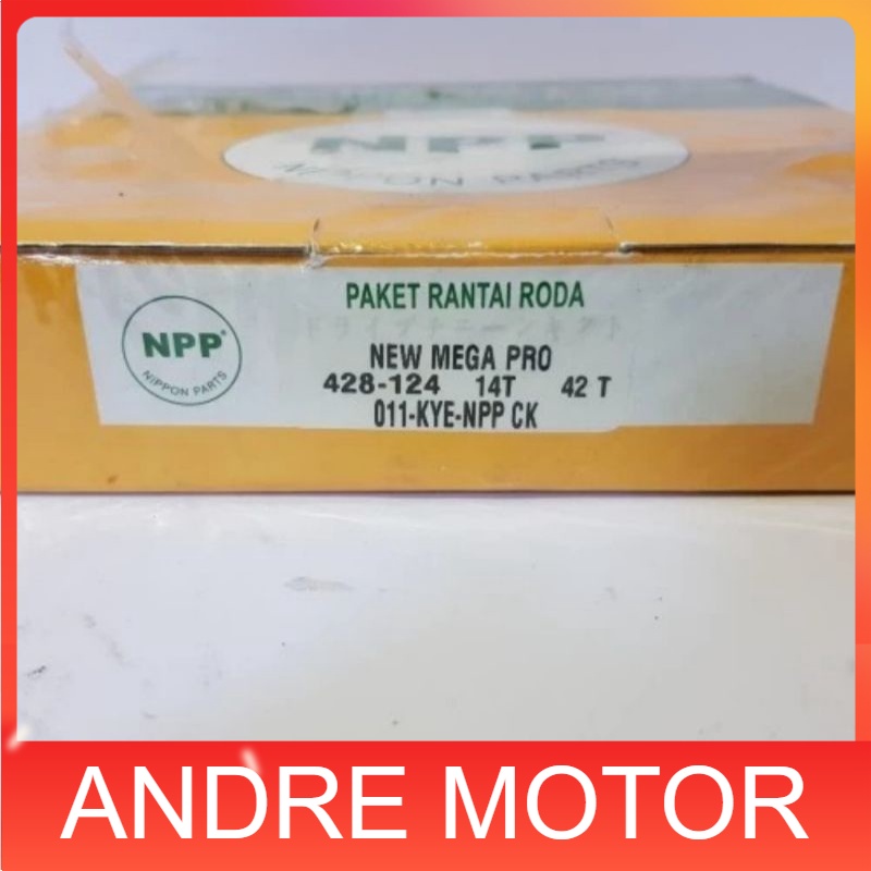 GEAR SET MEGAPRO NEW MERK NPP KUALITAS ORIGINAL | Lazada Indonesia