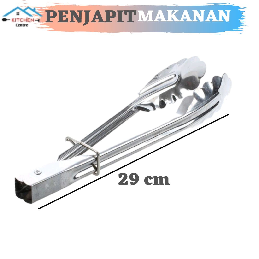 capitan stainless penjapit makanan penjapit gorengan capitan kue ...