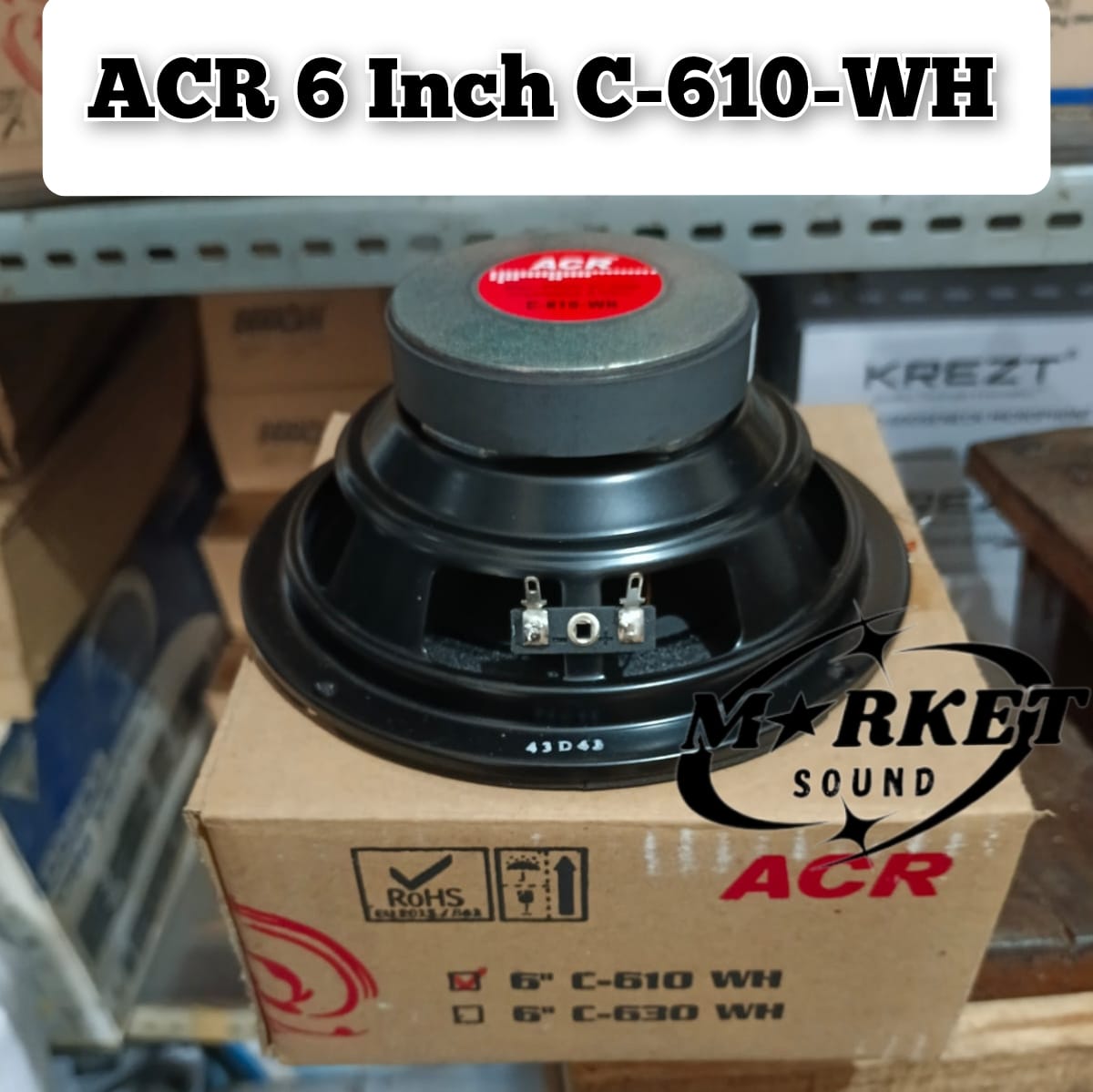 Speaker ACR 6 inch C - 610 - WH 8 ohm Original | Lazada Indonesia