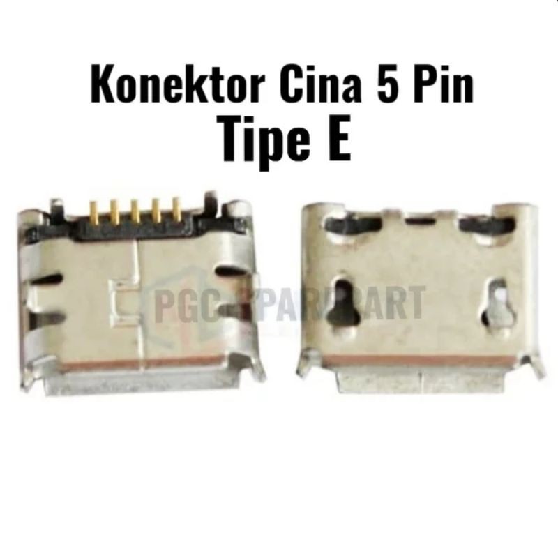 Konektor Charger Cina China 5 Pin E - Connector Cas Charge Casan ...