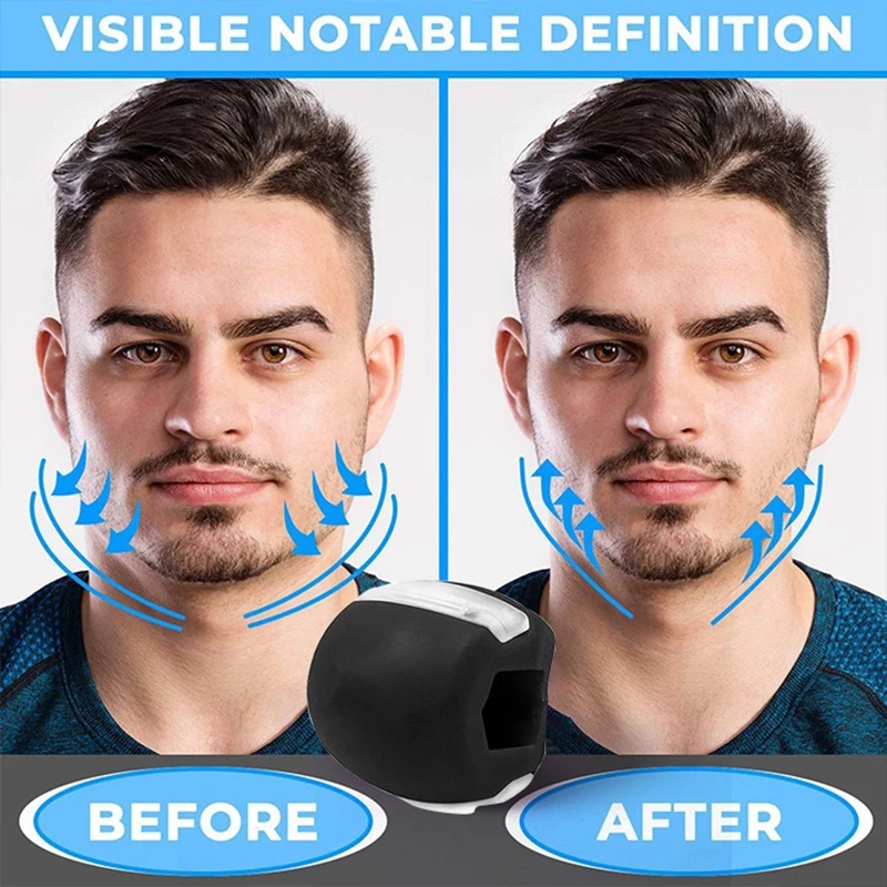1Set Fitness Face Masseter Facial Mouth Jawline Jaw Muscle Exerciser ...