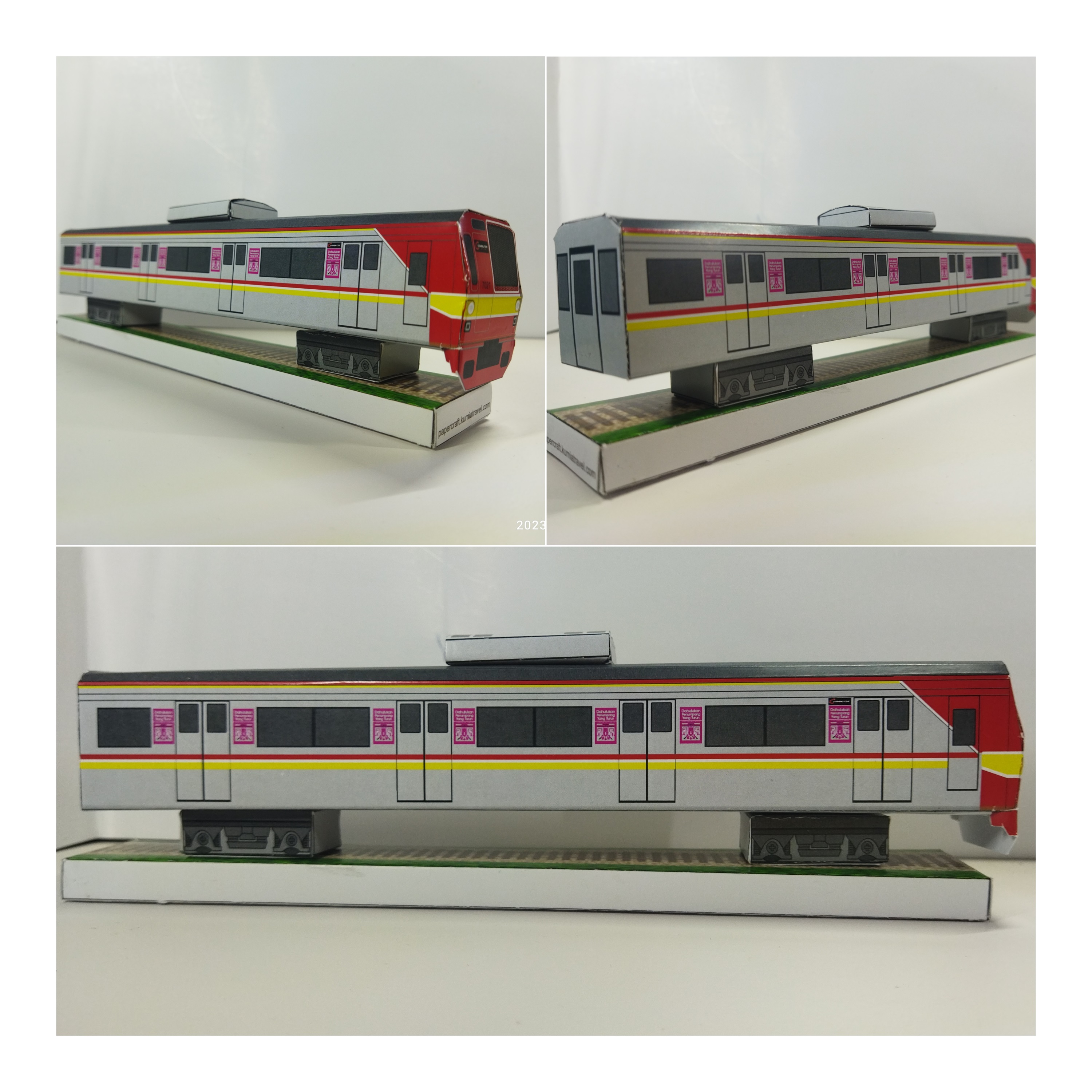 Papercraft Commuterline Seri Tokyo Metro | Lazada Indonesia