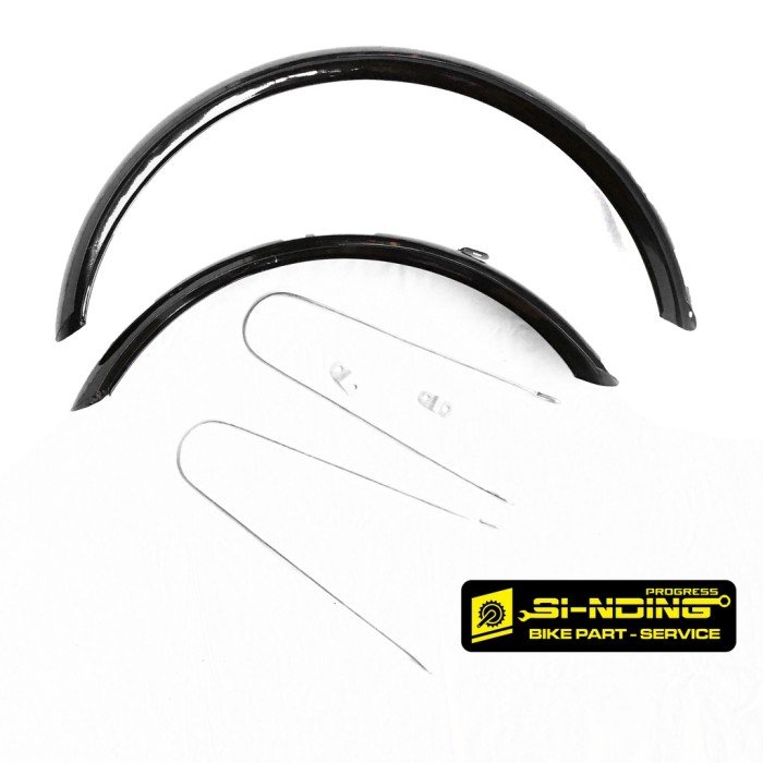 Fender Spakbor Slebor Sepeda 20 Inch Bulat Setengah Lingkaran Hitam ...
