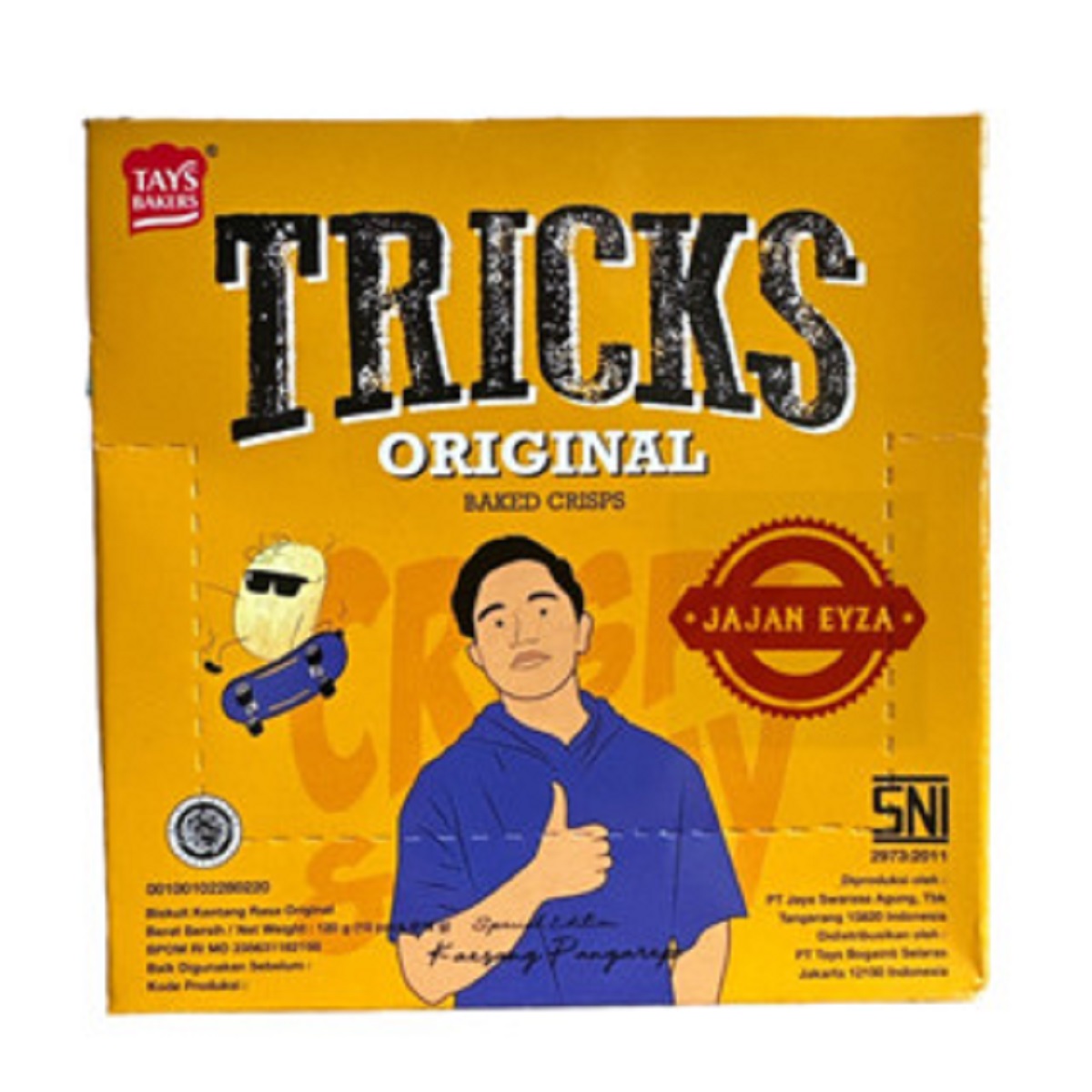 TRICKS POTATO BOX / SNACK TRICKS BAKED CRISPY / TRICKS BISKUIT KENTANG ...