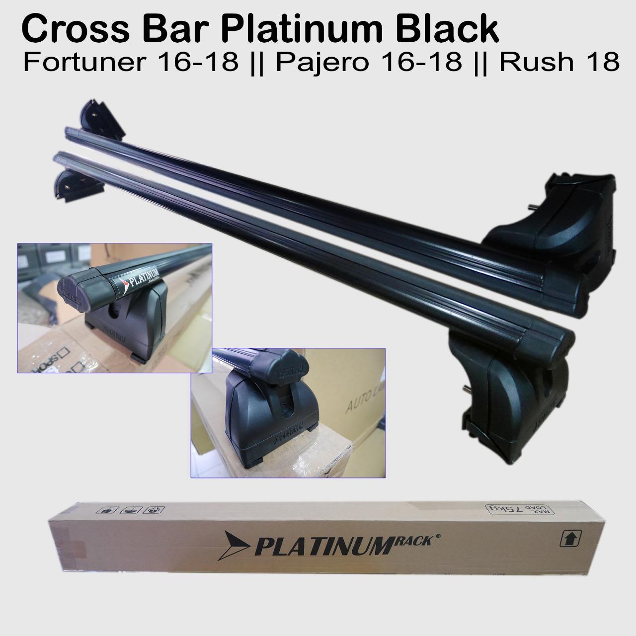 Cross Bar Crossbar Mobil Platinum Jepit Roofrail - Fortuner SRZ-VRZ ...