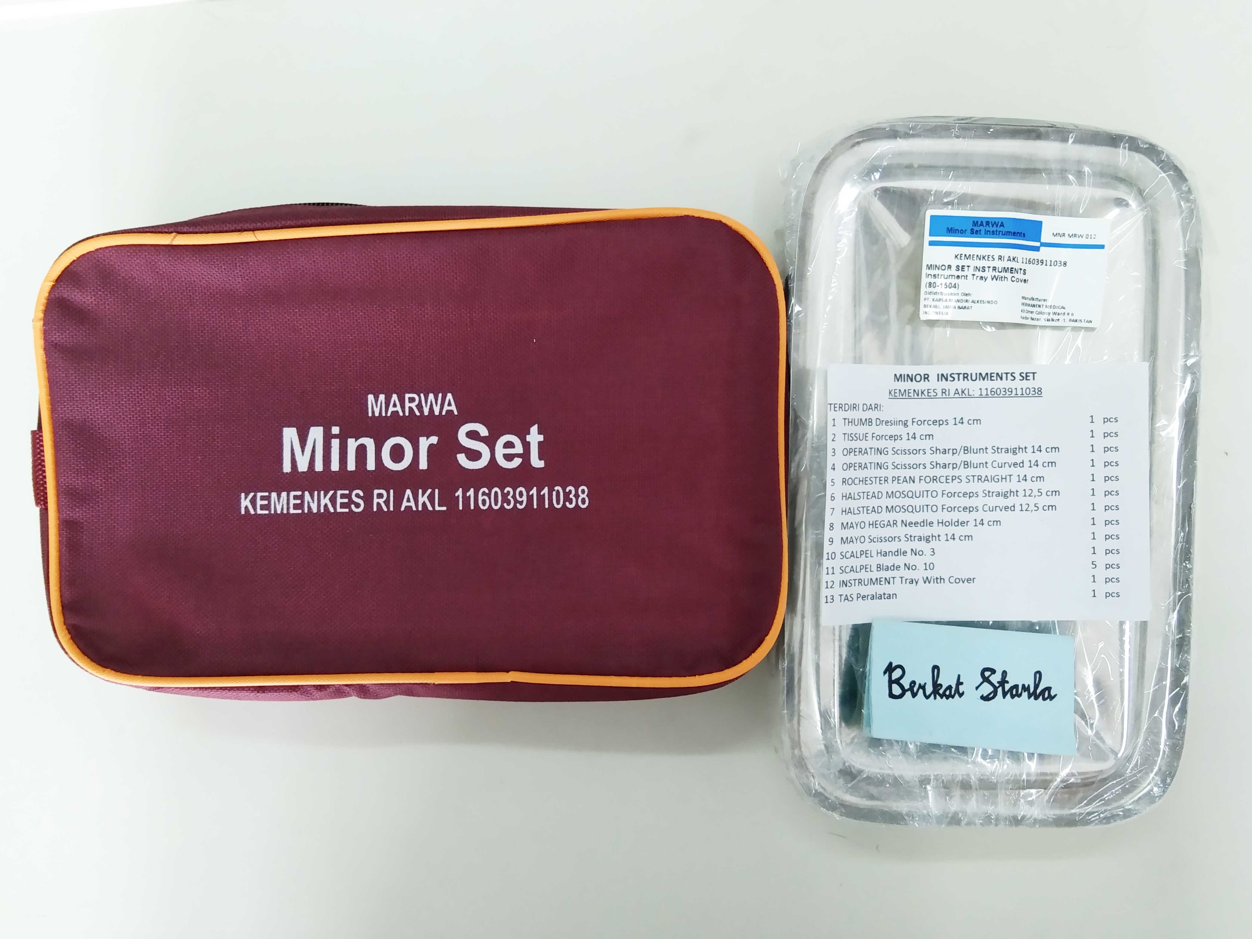 Alat Medis/Alat Bedah/Alat Operasi/Alat Bedah Minor/Marwa Minor Set ...