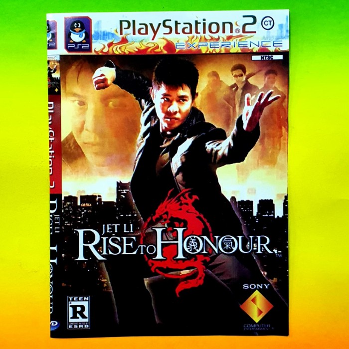 KASET GAME PS2 JET LI RISE TO HONOUR-GAME PLAYSTATION PS 2 BARU ...