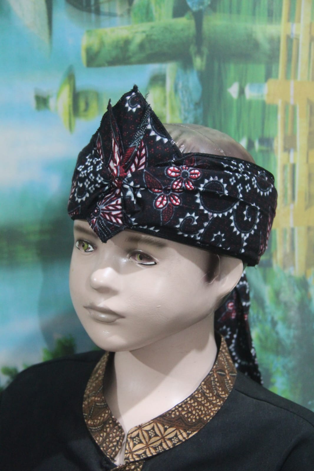 IKET KEPALA SUNDA JAWA BATIK TRADISIONAL ATAS BOLONG DEWASA DAN ANAK (IKBA UNGU) | Lazada Indonesia