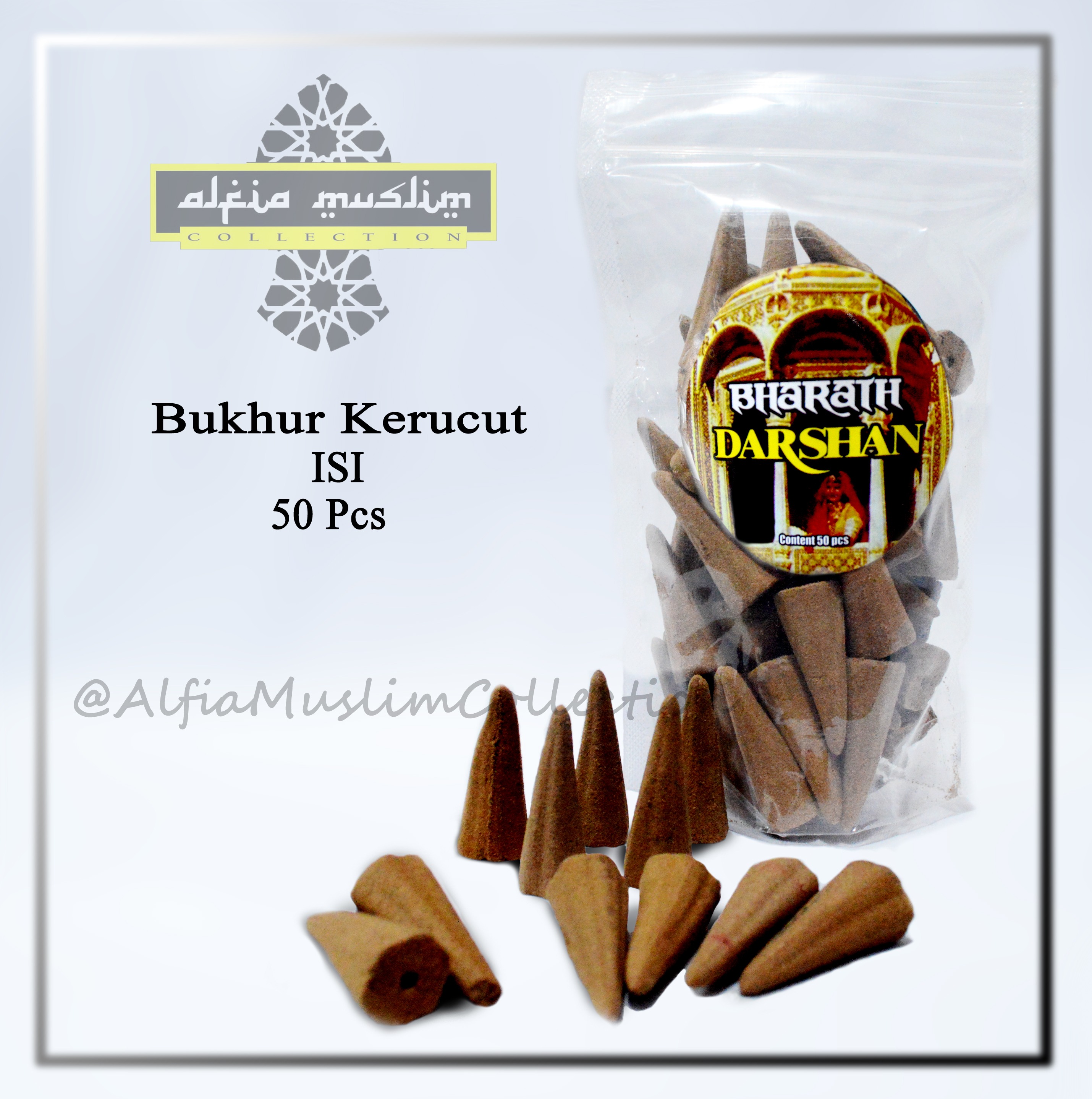 Termurah Buhur Darshan isi 50 pcs Bukhur Dupa Gahru Kerucut Pengharum ...