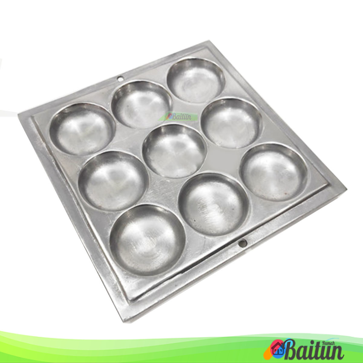 Baitun Cetakan Martabak Tebal 9 Lubang / Cetak Telor Telur Puyuh ...