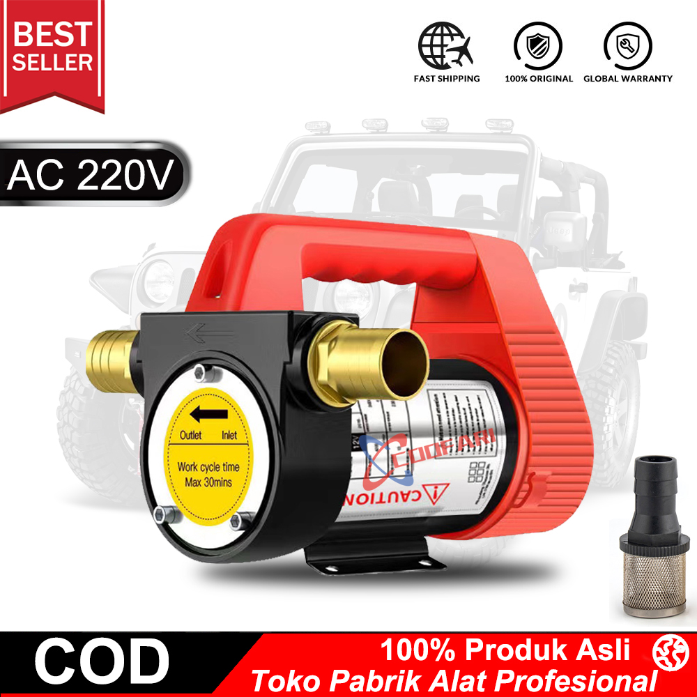 Protable Pompa Diesel 12 V/24V/220 V Listrik Diesel Bensin Minyak Tanah ...