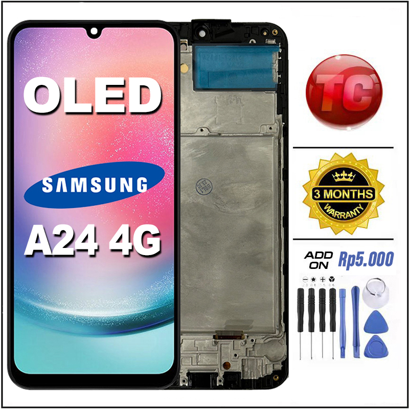 LCD SAMSUNG A24 4G Original Fullset OLED TOUCHSCREEN Murah Ori For ...