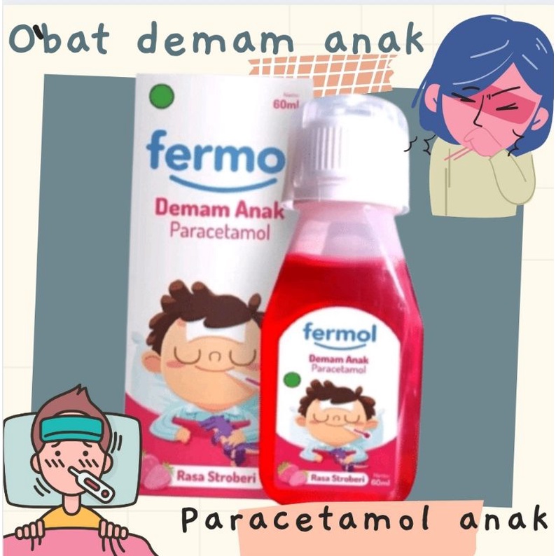 paracetamol sirup anak/ fermol kimia farma | Lazada Indonesia