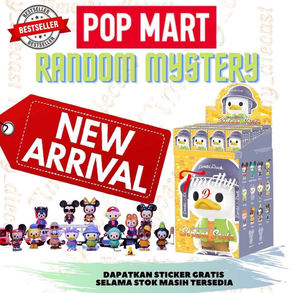 POP MART ACTION FIGURE DONALD DUCK RANDOM TIDAK BISA PILIH | Lazada ...