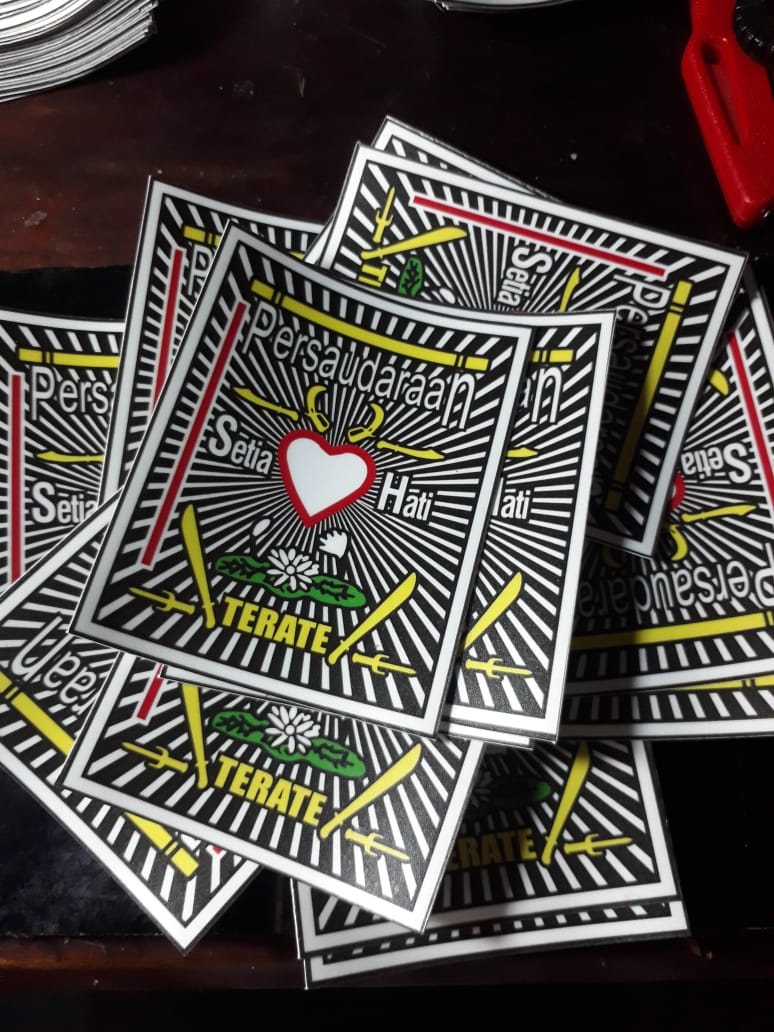 Sticker psht/ setiker Printing Lambang Logo PSHT Setia Hati Terate anti ...
