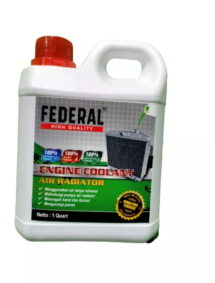 1 Liter Air Radiator Coolant Merk Federal High Quality Sepeda Motor Dan ...