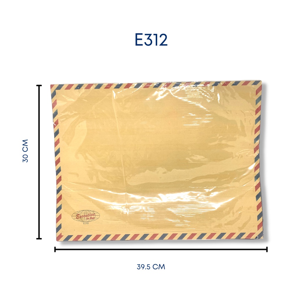 (10 PCS) Map Lamaran Kerja / Air Mail Executive Tali / Amplop Coklat ...