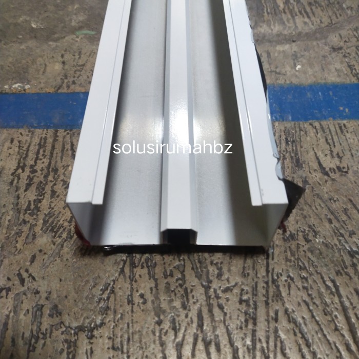 PER10CM KANAL M 4" PUTIH KUSEN ALUMINIUM OPENBACK kaca mati 4 inch ...