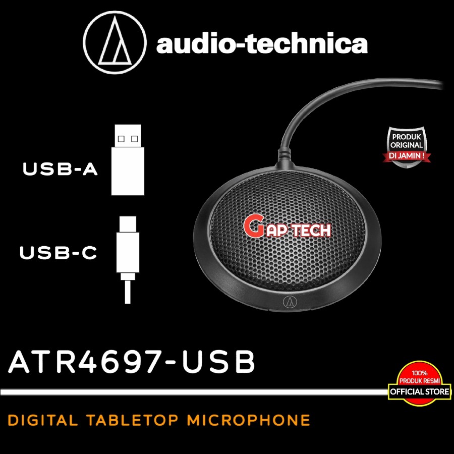 Audio Technica ATR4697 / ATR 4697 USB Omnidirectional Condenser Mic ... Audio Technica ATR4697 / ATR 4697 USB Omnidirectional Condenser Mic ...