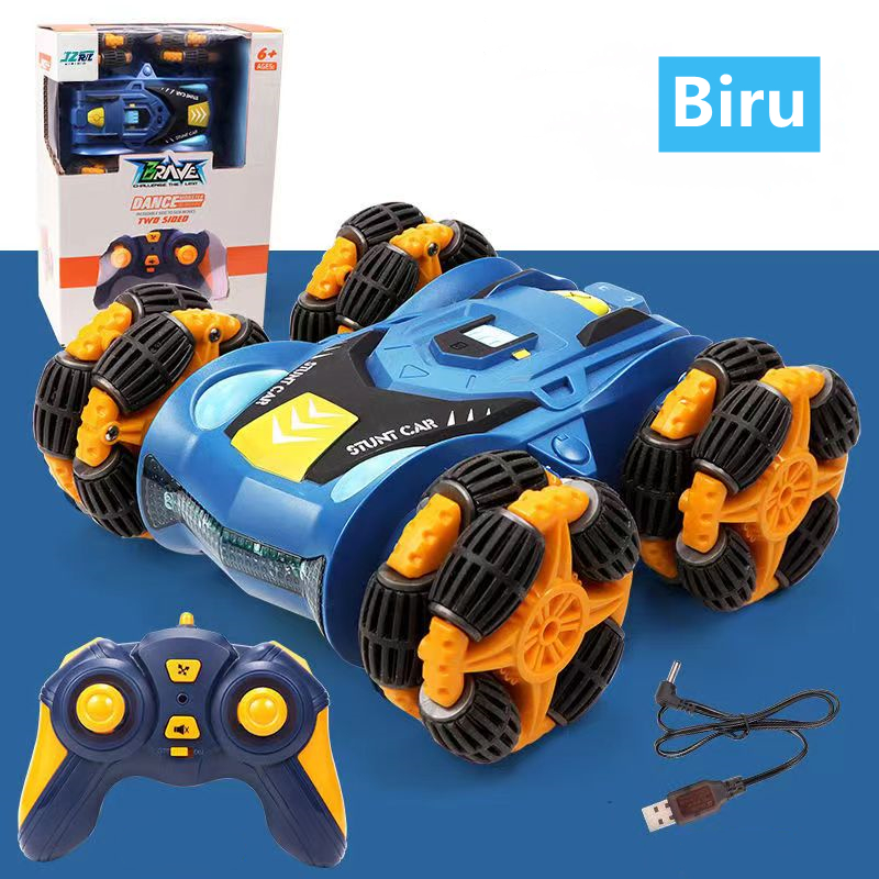 Stunt Car Remote Control Akrobat 2.4Ghz RC Stunt Drift Car dengan Lampu ...