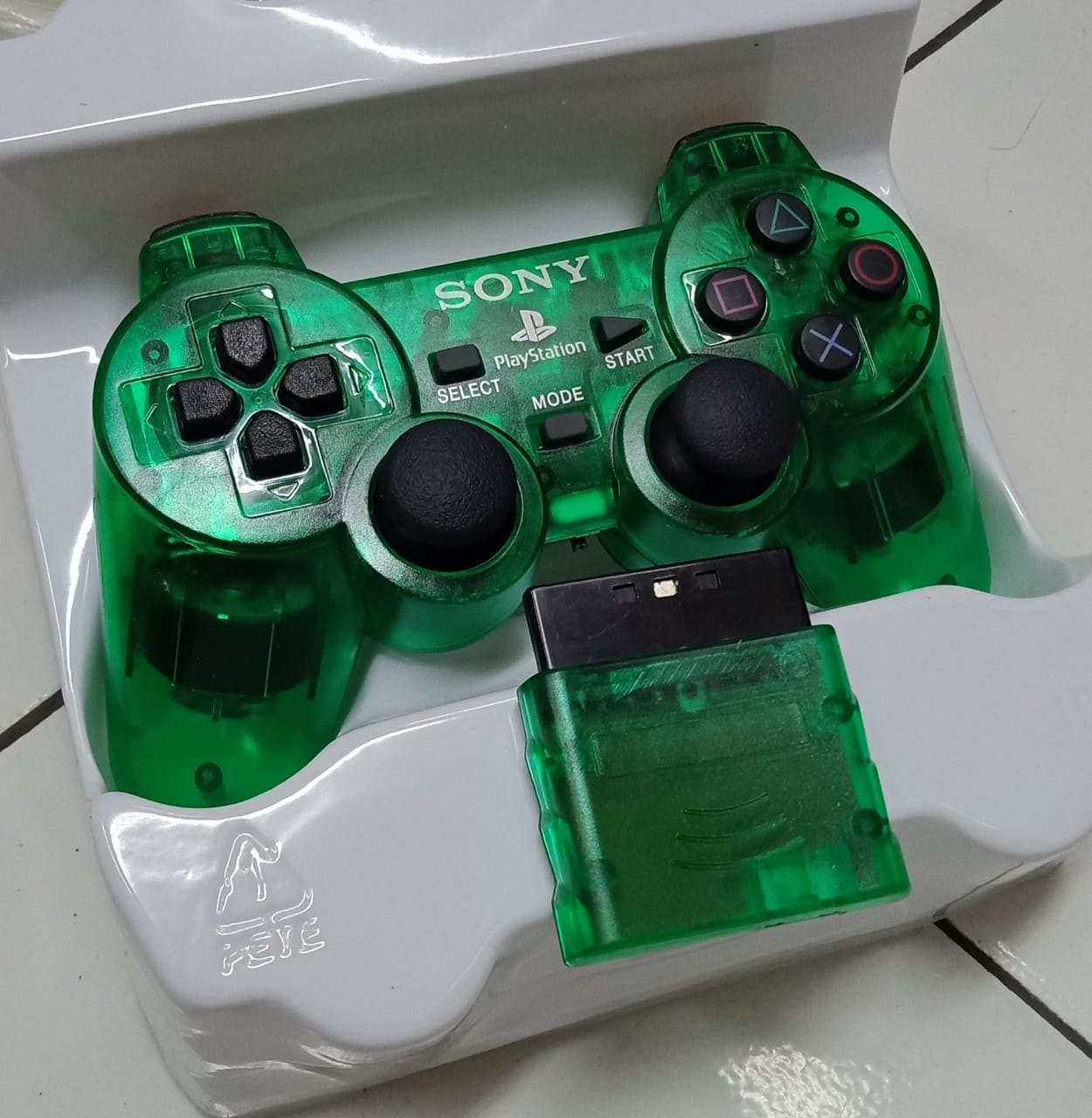 Stik Stick PS2 Wireless OP Transparan Warna HIjau | Lazada Indonesia