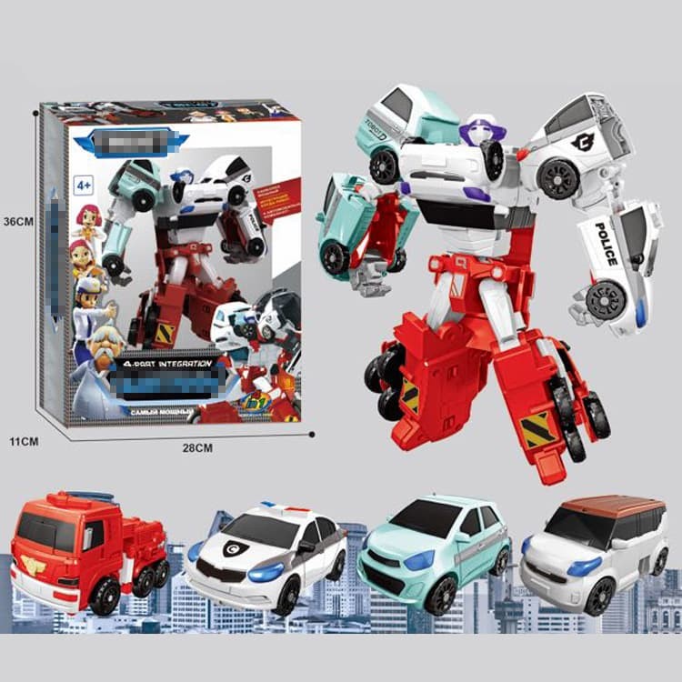 Robot 4in1 Best DENGAN 4 MOBIL jadi 1 ROBOT 4in1 Mainan Robot 4 Mobil ...
