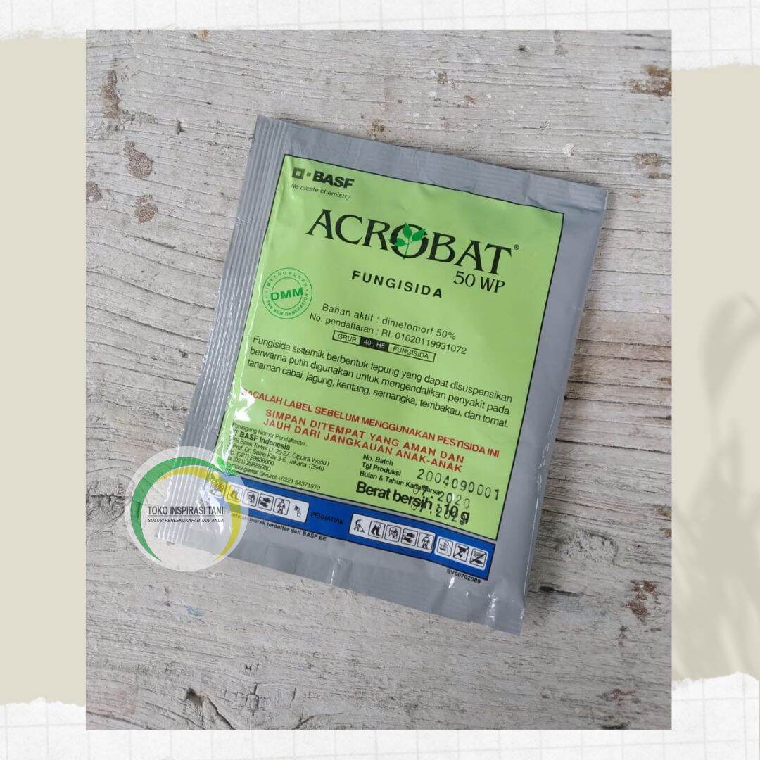Fungisida ACROBAT 50 WP Sistemik 10 gram - ACROBAT Fungisida - Obat ...
