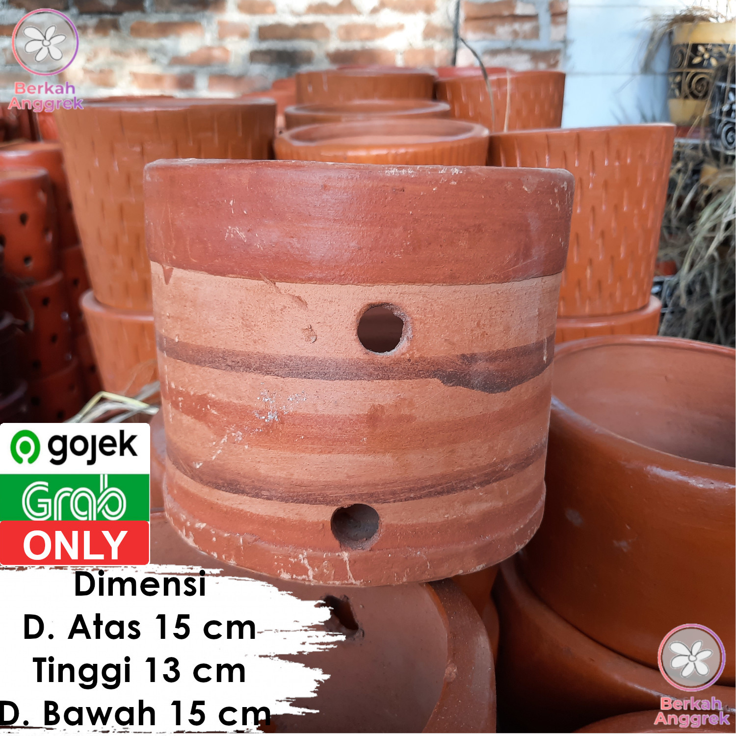Pot Terakota Pot Tanah Liat Pot Gerabah Lukis Kecil | Lazada Indonesia