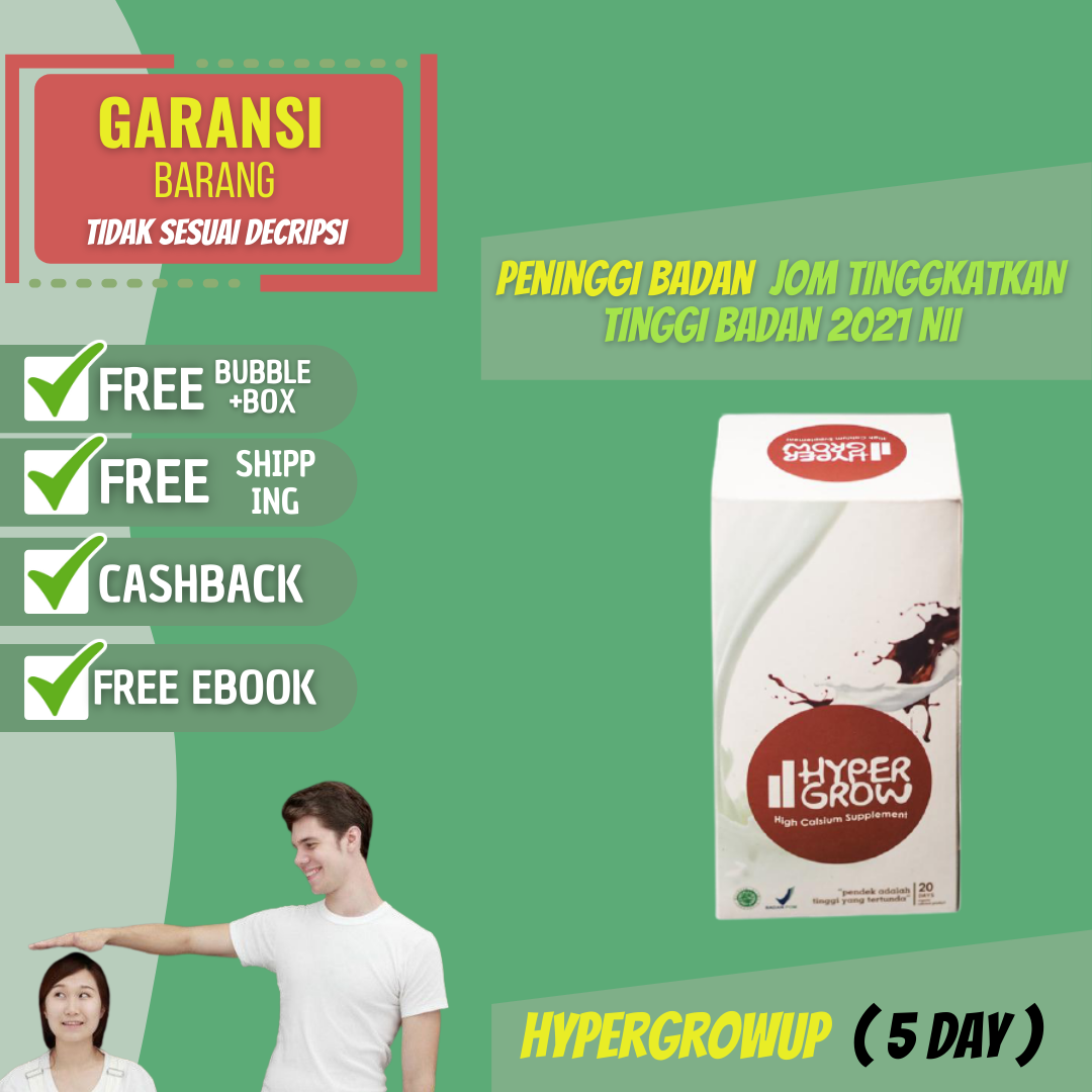Peninggi Badan Herbal Hypergrowup Obat Tinggi Badan Maksimal Original ...