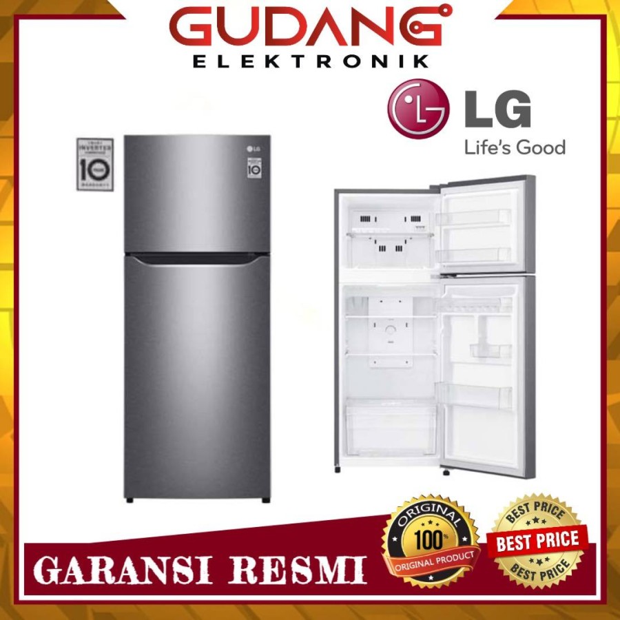 LEMARI ES 2 PINTU LG GNB 200 SQ-BB GARANSI RESMI INVERTER GNB 200 SQBB | Lazada Indonesia