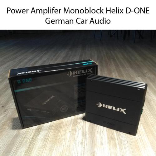 Helix D One 1-Channel Class D Power Amplifier with 1 Ohm Stability German Car Audio - Amplifier ...