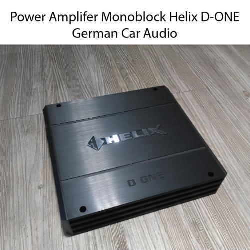 Helix D One 1-Channel Class D Power Amplifier with 1 Ohm Stability German Car Audio - Amplifier ...
