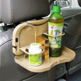 Meja lipat makan minum headrest mobil Krem | Lazada Indonesia