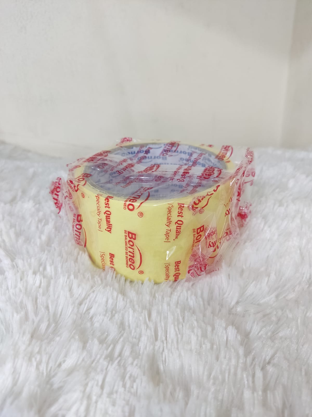 Isolasi Masking Tape Kuning BORNEO 7m | Lazada Indonesia