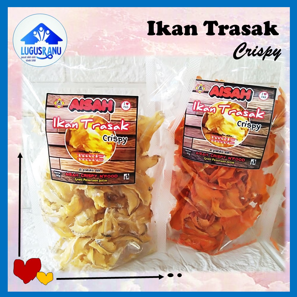 Ikan Trasak Goreng kemasan standing pouch plastic 80 gr | Lazada Indonesia