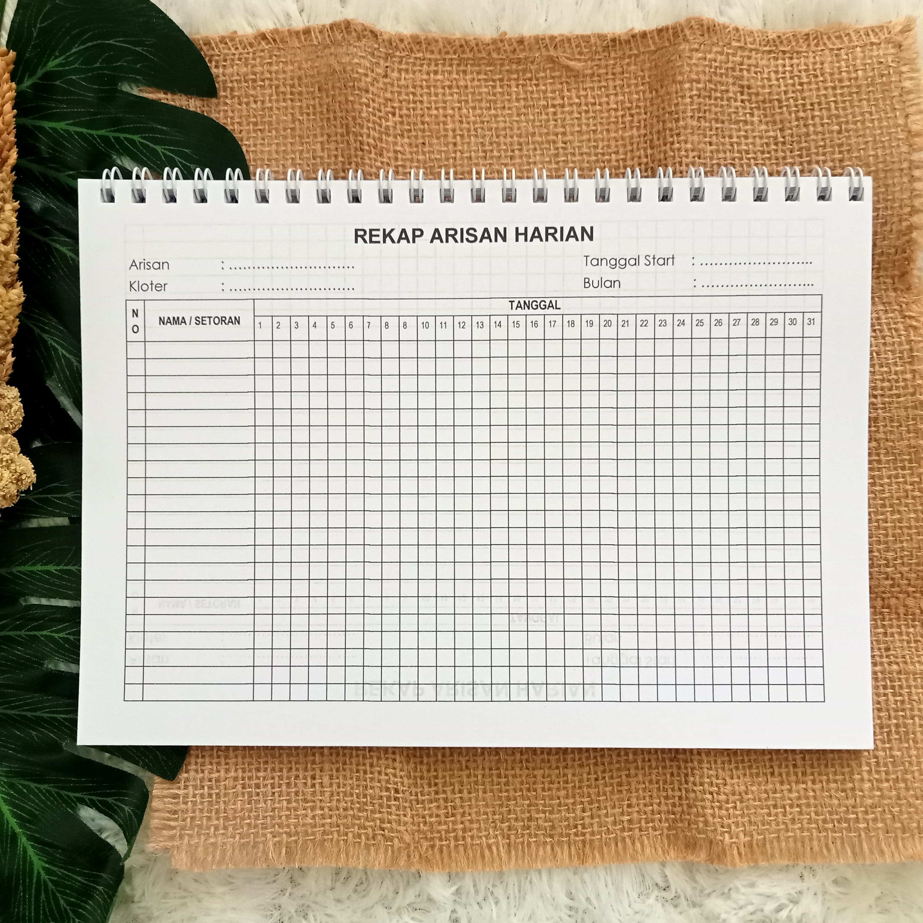 BUKU ARISAN JILID SPIRAL ISI 100 HAL - NON CUSTOM | Lazada Indonesia