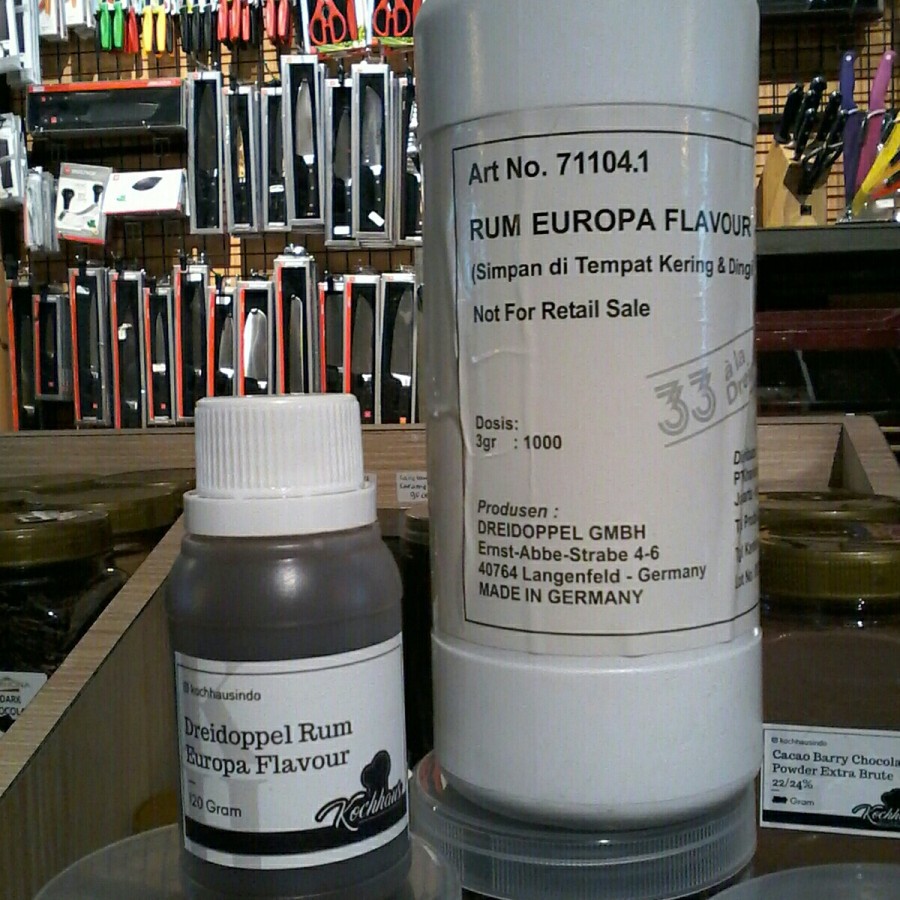 Dreidoppel Rum Europa Flavour Paste / Pasta Rum Repack 120 gram ...